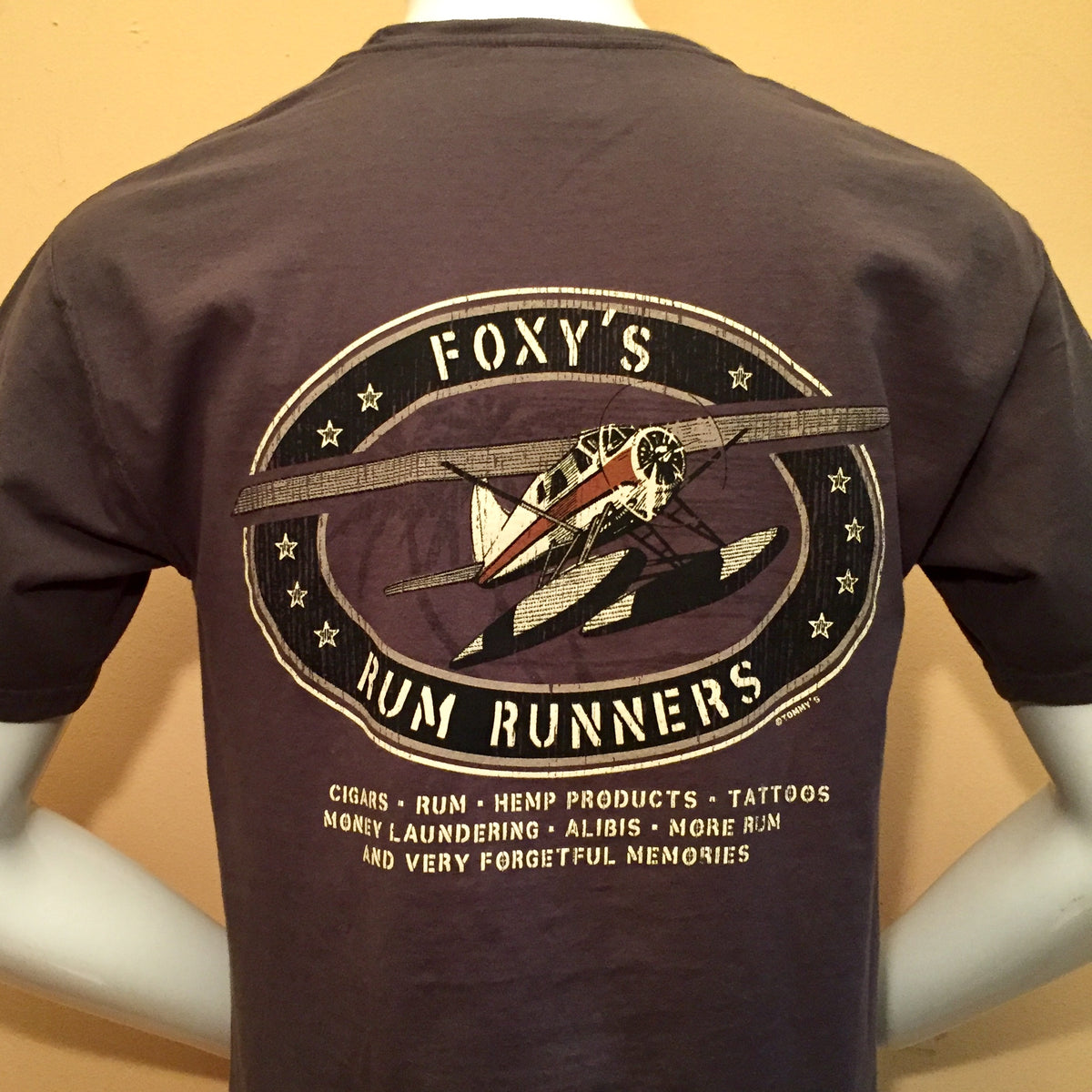 Foxy's 'Rum Runner' Short Sleeve Tee – Foxy's BVI