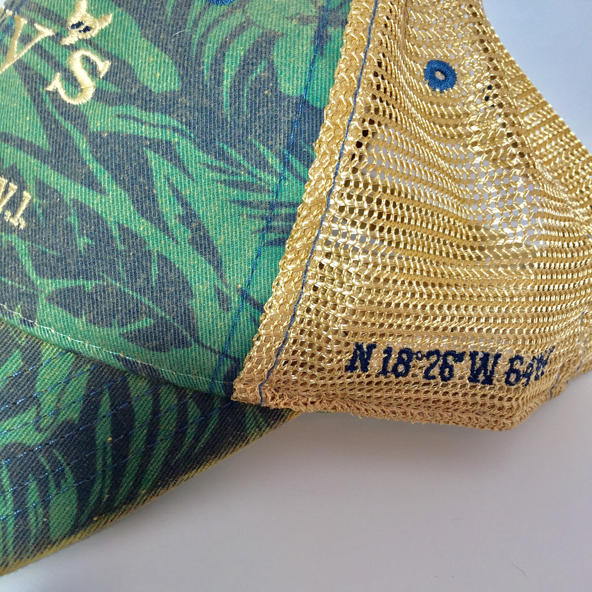Foxy's Classic Logo Legacy 'Island Palms' Cap – Foxy's BVI